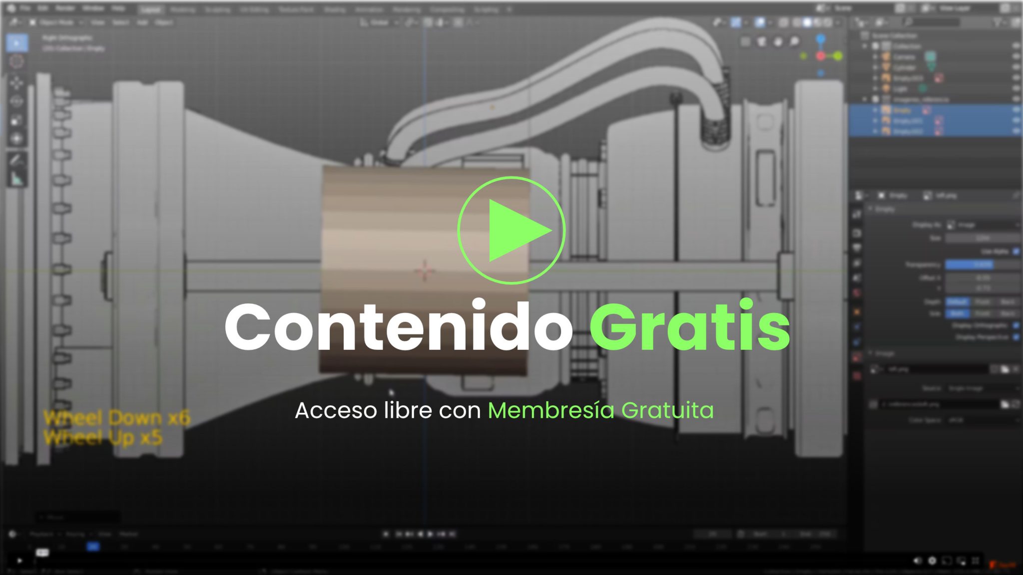 Modelado del cuerpo principal de la turbina 1 | La Academia de Zao3D