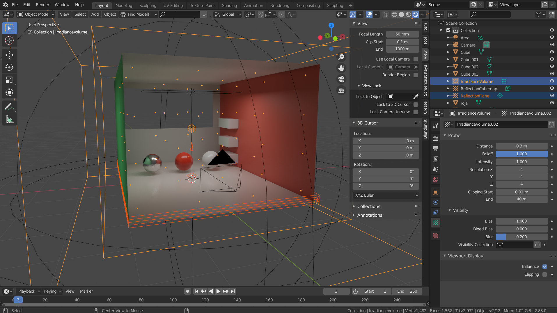 Light Probes en EEVEE | La Academia de Zao3D