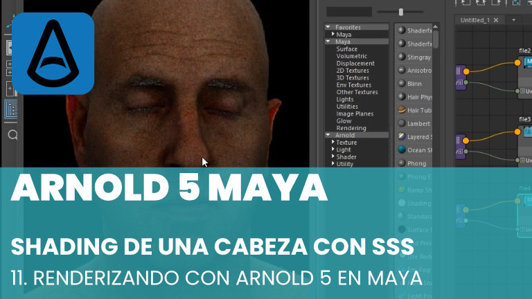 Subsurface Scattering de una cabeza | La Academia de Zao3D