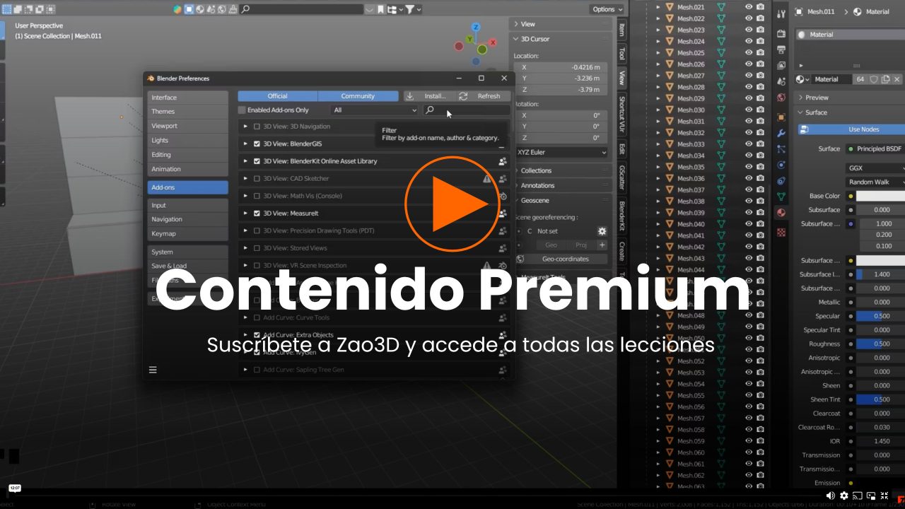 Addons recomendables para ArchViz | La Academia de Zao3D