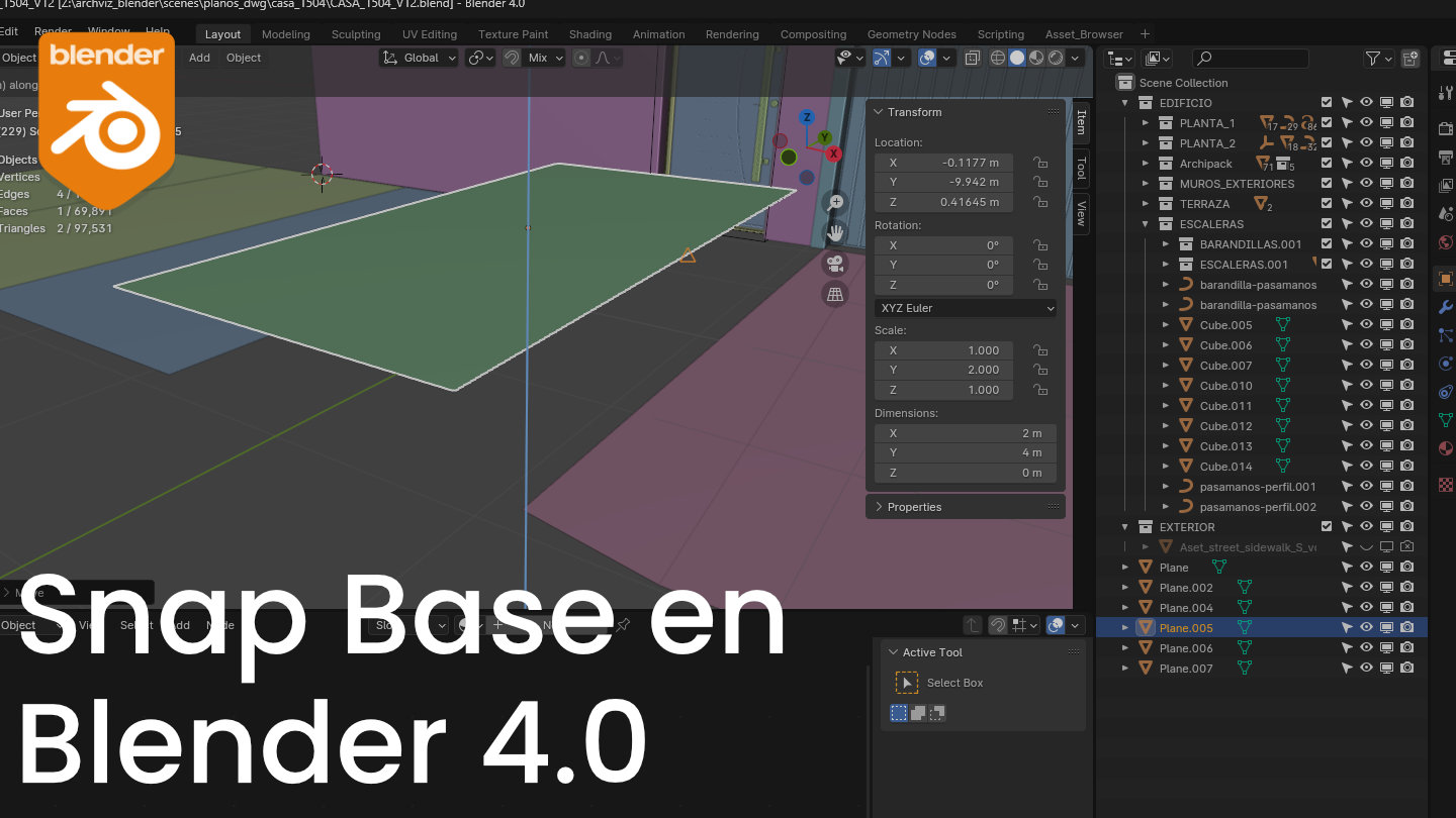 Usando Snap Base | La Academia de Zao3D