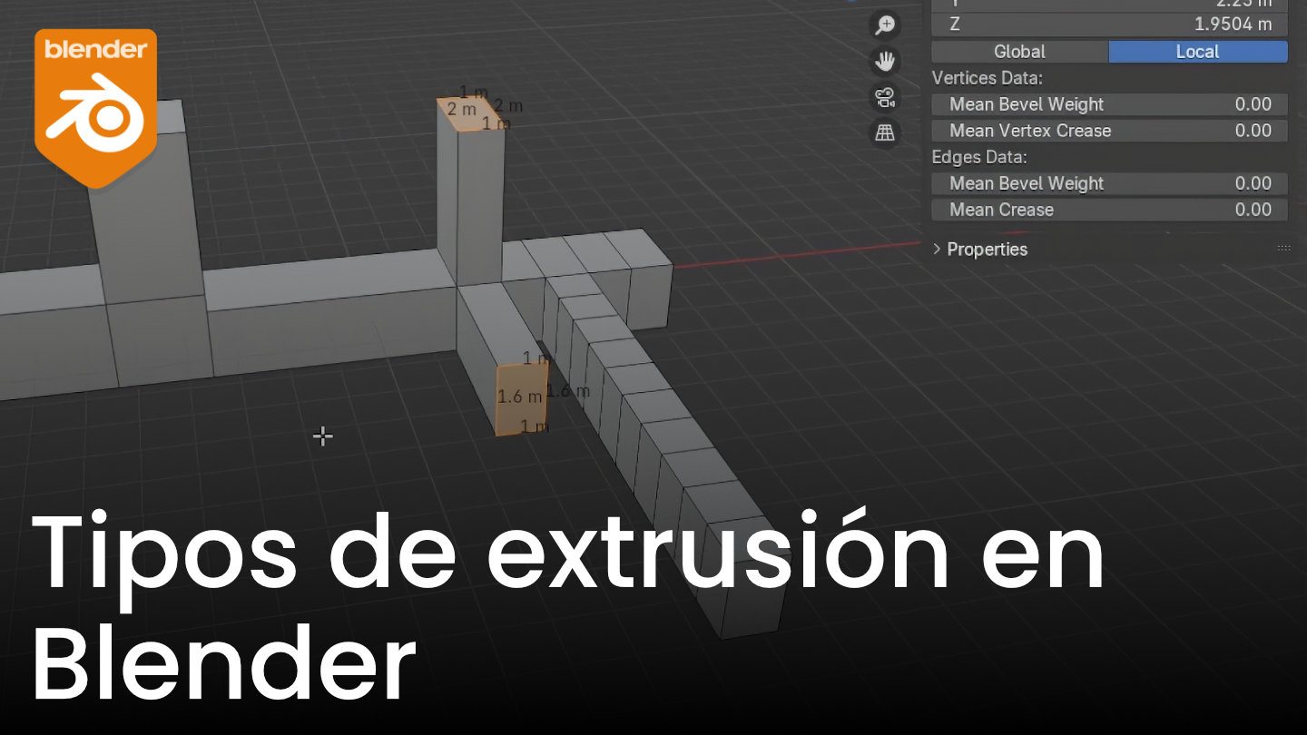 Tipos de extrusión en Blender para modelado preciso | La Academia de Zao3D