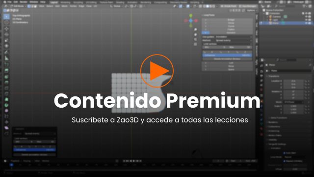 LoopTools: Curve y GStretch | La Academia de Zao3D